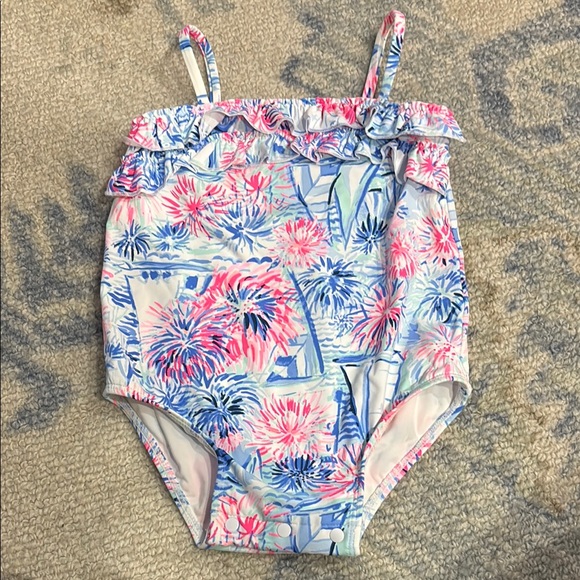 Lilly Pulitzer | Swim | Nwt Lilly Pulitzer Fireworks Swimsuit | Poshmark